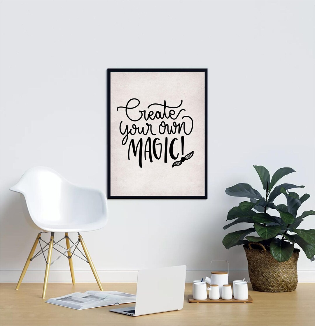 Create Your Own Magic Wall Decor Poster - Etsy