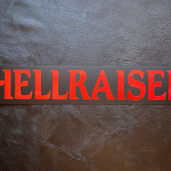 Hellraiser Decal - Etsy