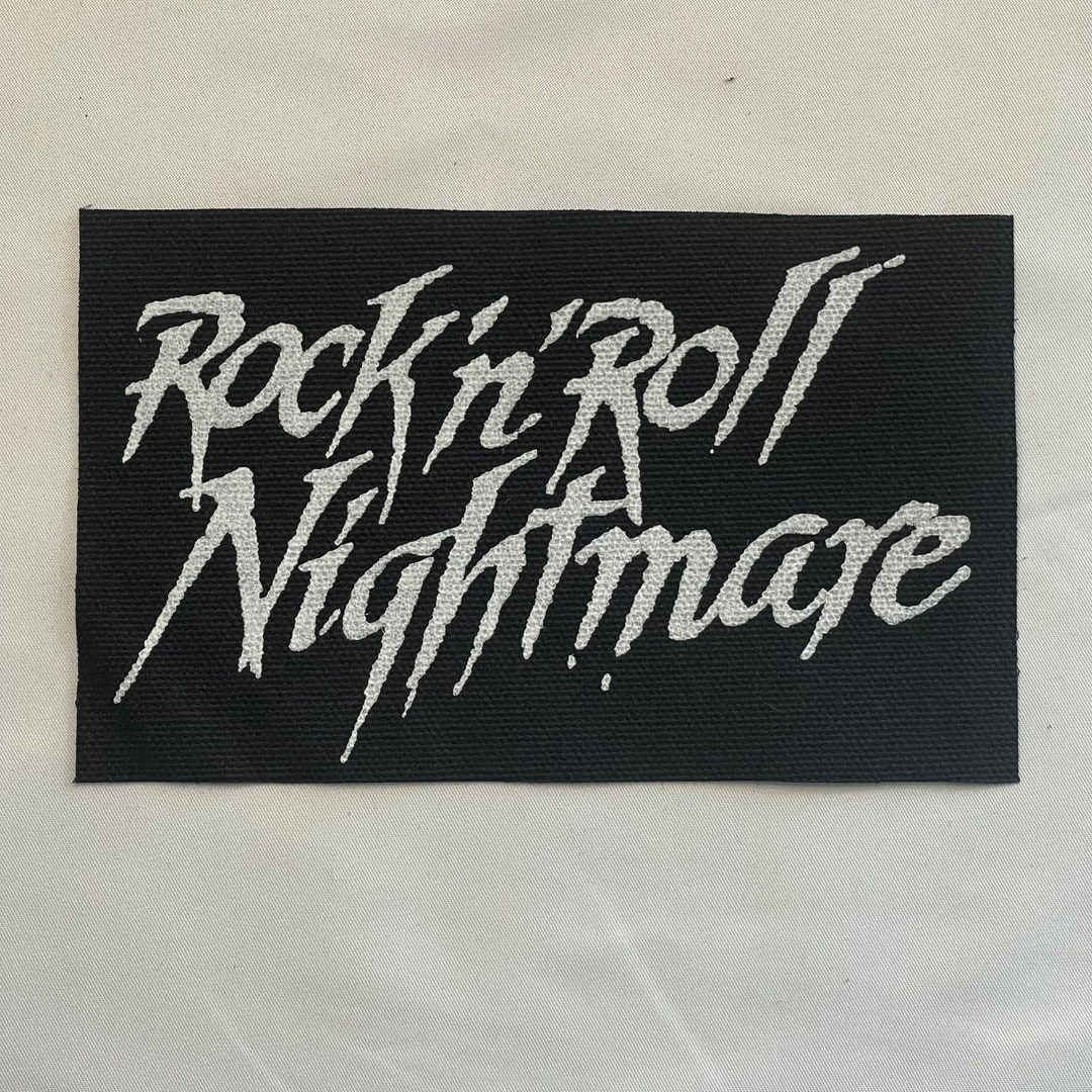 Rock N Roll Nightmare Patch - Etsy