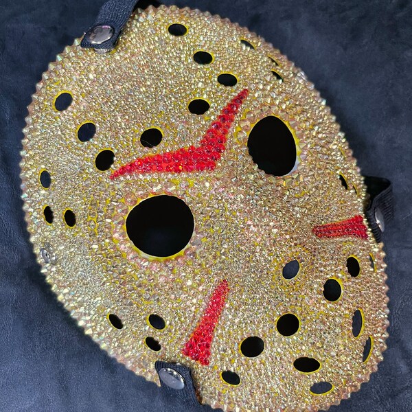 Rhinestone Mask - Etsy