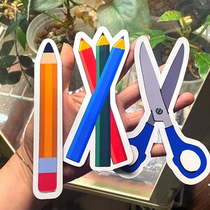 Set of 10 Classroom School Supplies Magnets + “you’ll Need” | Teacher ...