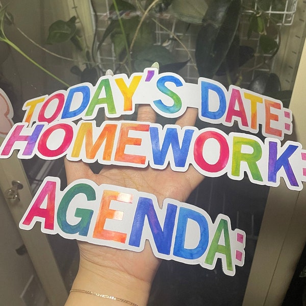 Magnet Date for Whiteboard Classroom - Etsy