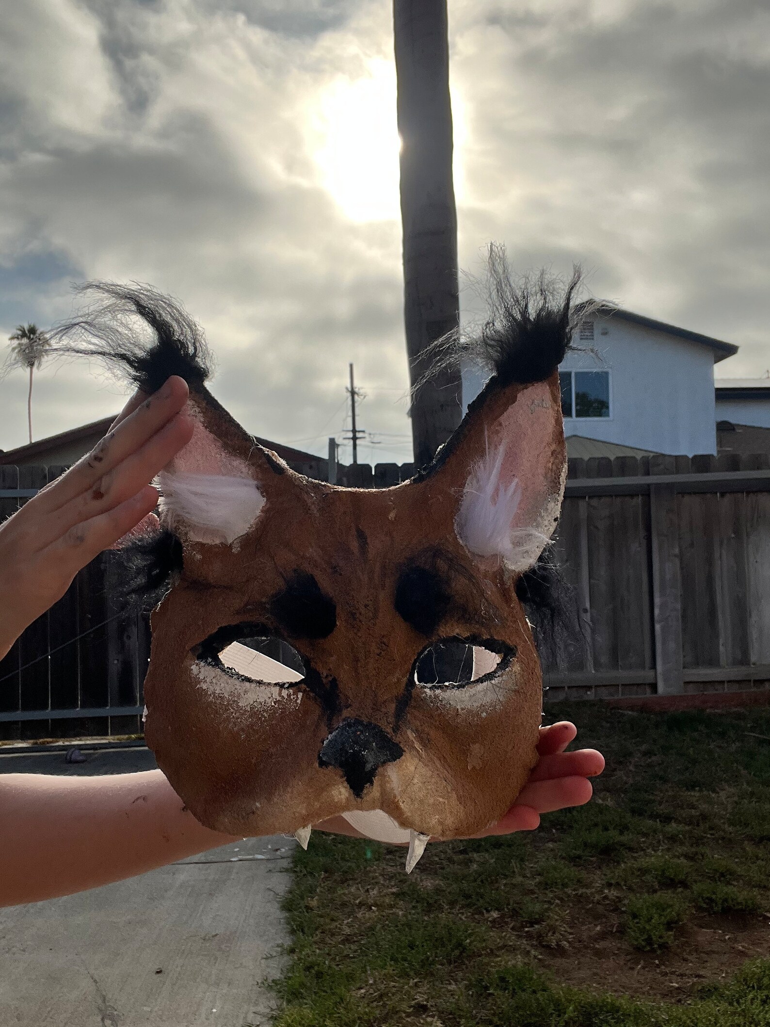 Caracal Therian Mask Quadrobist/therian - Etsy