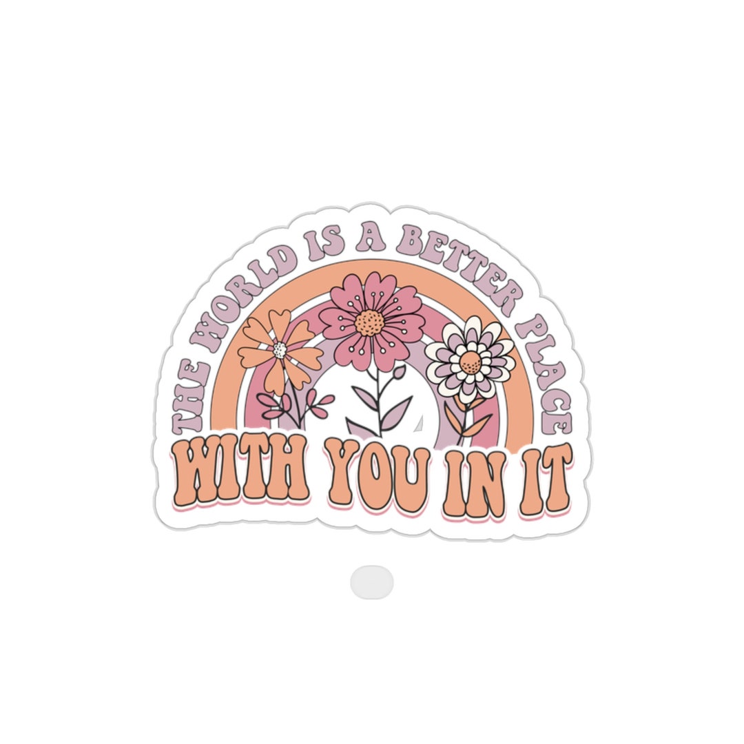 Cute Retro Sticker, Positive Quotes Stickers - Etsy