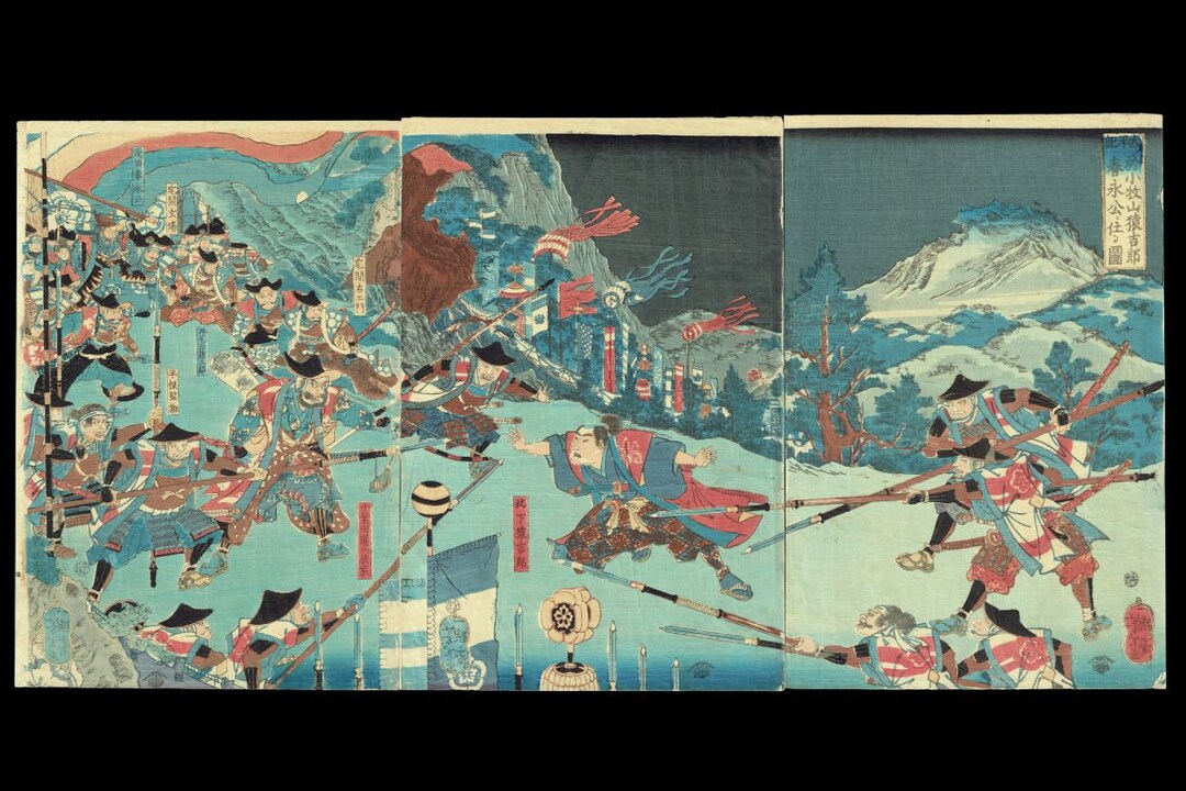 Yoshitoshi Original Woodprints Three Prints in Sections Ukiyo-e ...