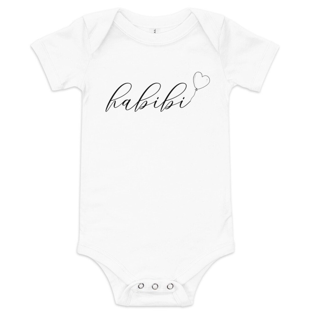 Habibi, Baby Onesie, Arabic Baby Onesie, Palestine, Jordan, Syria ...