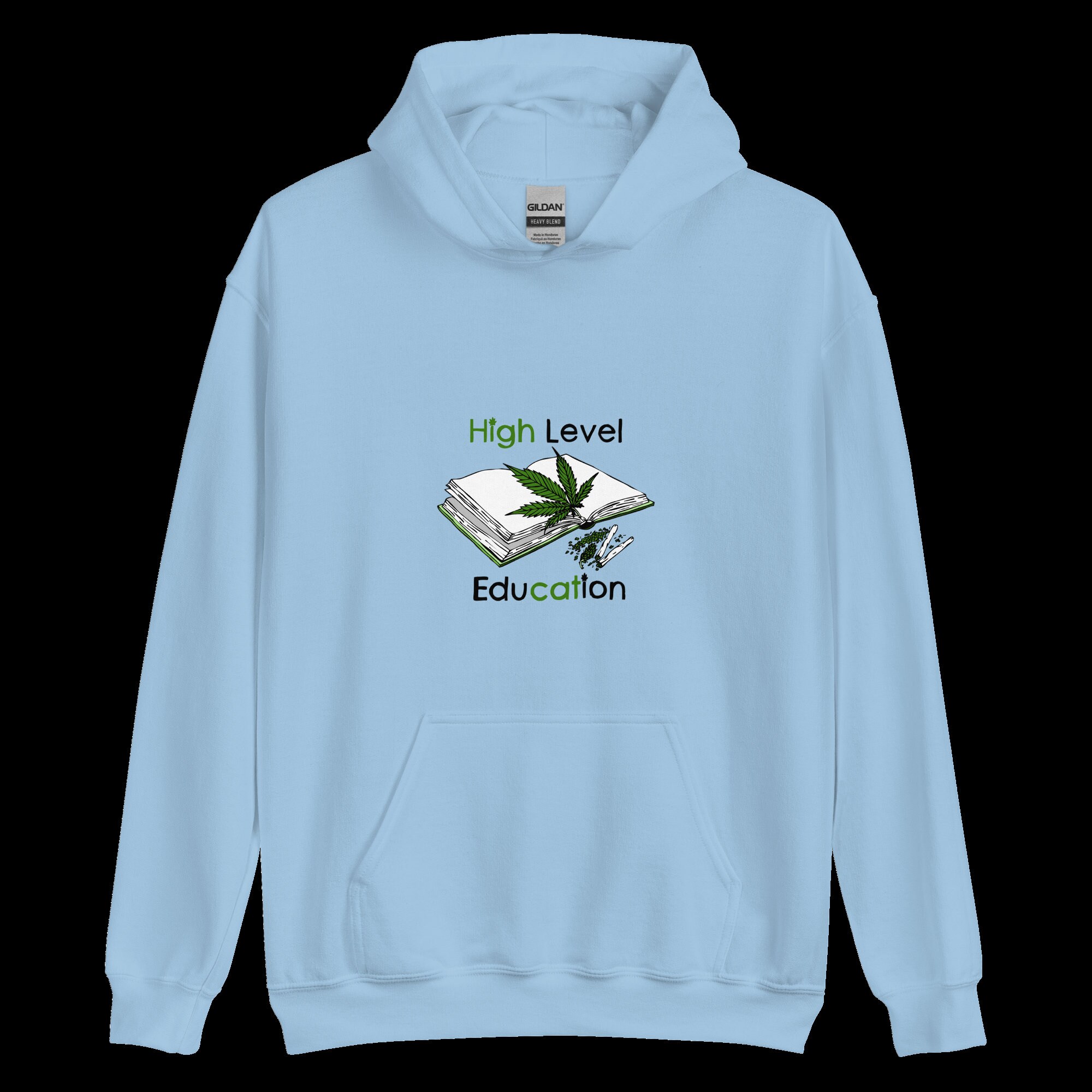High Level Education Hoody Educated Stoner Novelty Hoodie - Etsy