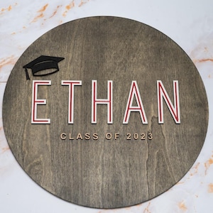 Personalized Graduation Sign 14 Inch High School College Graduation ...