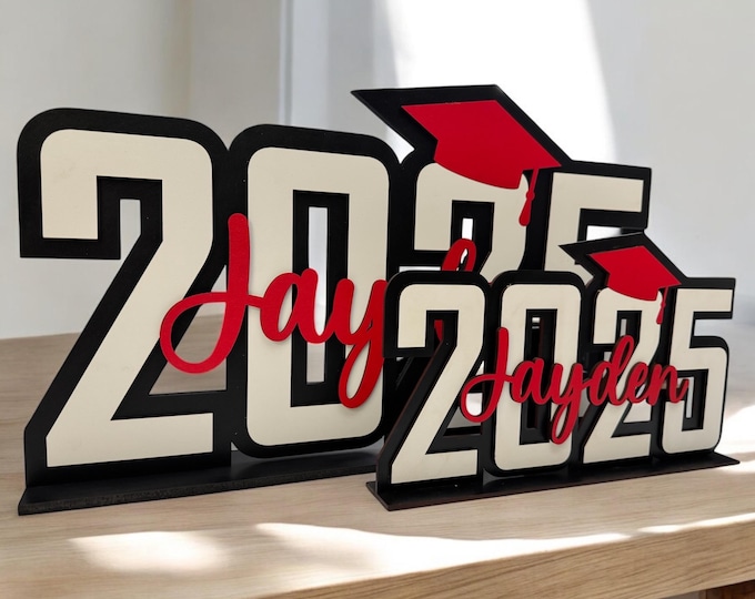 Personalized Large Graduation 2025 Sign, Graduation Table Decor ...