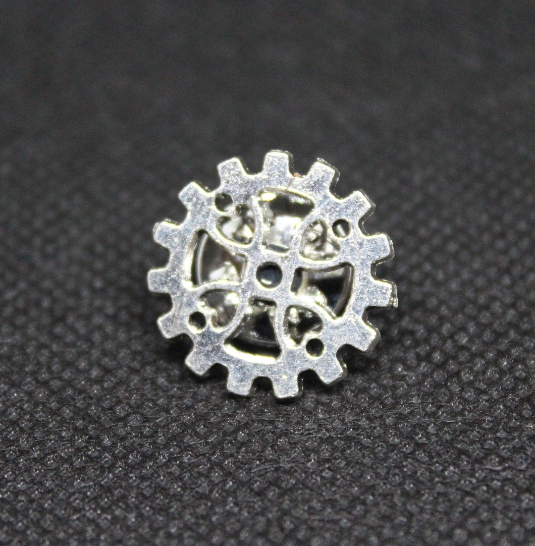 Steampunk Gear Lapel Pin Cog Wheel Brooch Tie Tack - Etsy