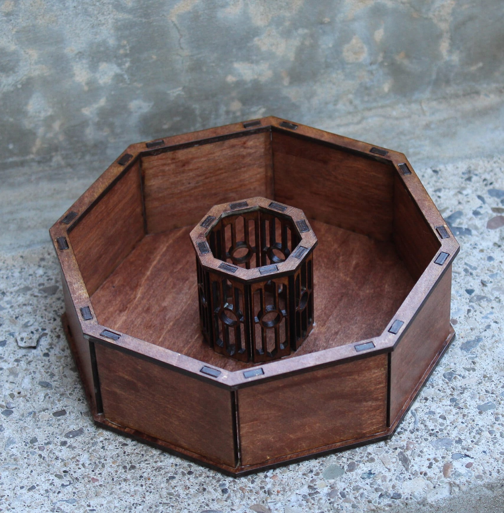 Light-up Dice Tray SVG Files | Tealight Candle Holder Dice Tray ...