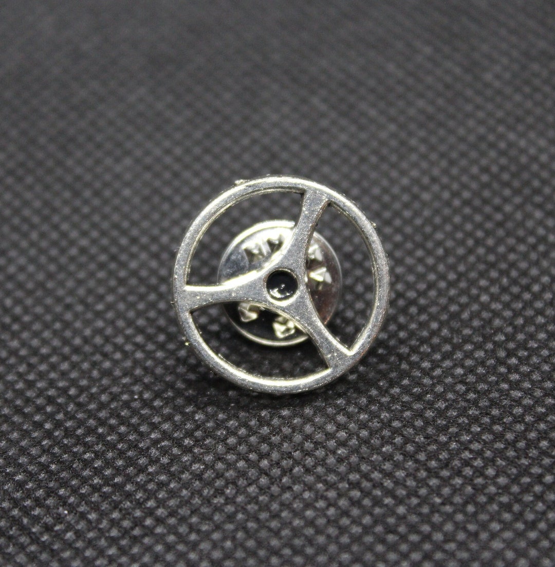 Steampunk Wheel Lapel Pin Silver Cog Gear Brooch Tie - Etsy