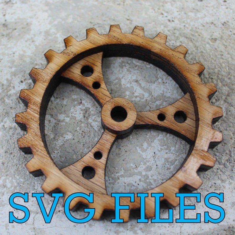 Gear SVG Multi-layer Cut Files for Glowforge, CNC, Cricut, Laser | Cog ...