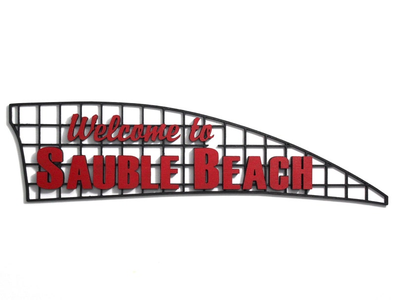 Sauble Beach Sign SVG & PNG Files | Glowforge Laser Cut (digital ...