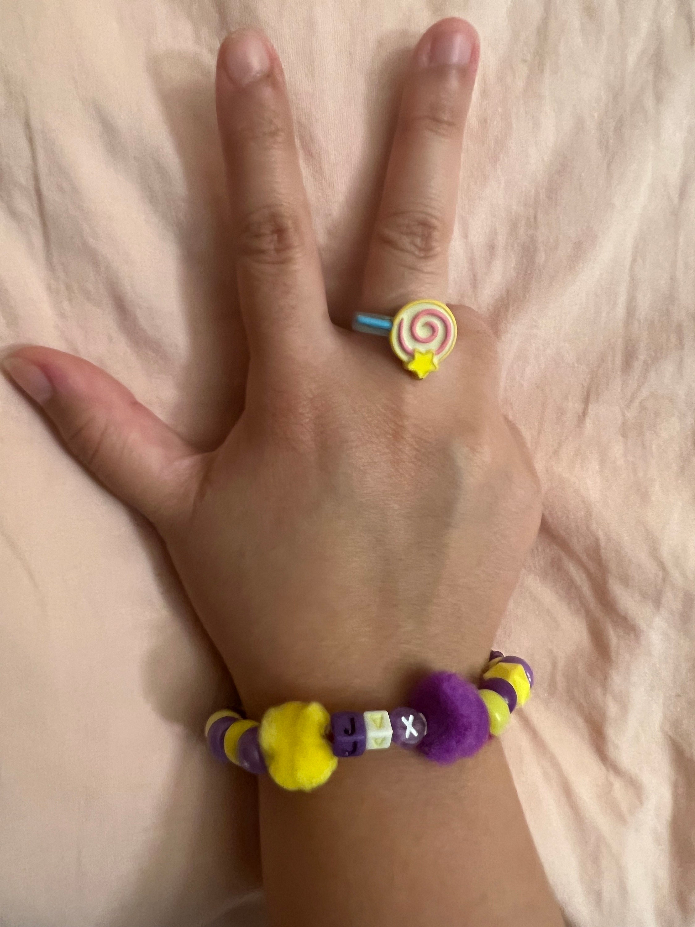 Jax the Amazing Digital Circus Bracelet TADC Kandi Kidcore - Etsy