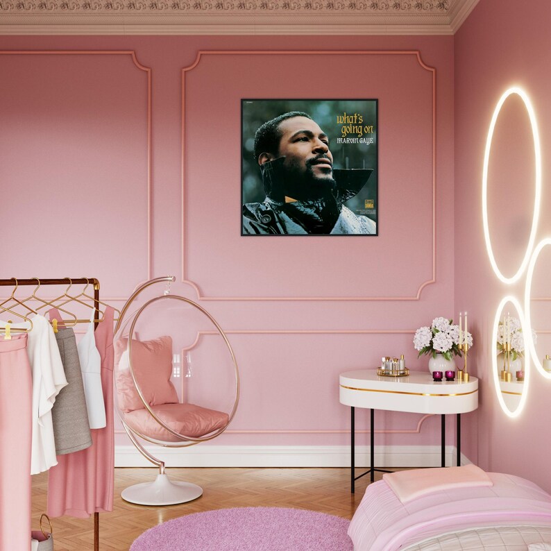 Marvin Gaye - What's Going on - 1971 | 5 Popular 4K Sizes | 28x28 24x24 ...