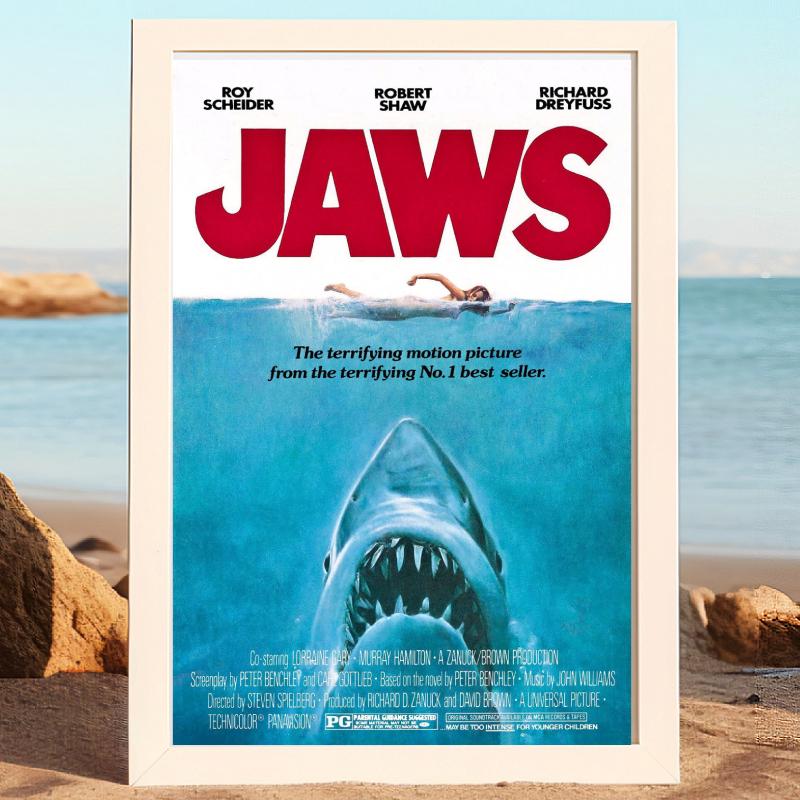Jaws - 1975 | 24x36 Inch Unframed Poster | Roy Scheider as Brody | Top ...