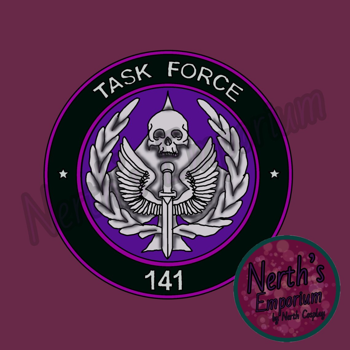Call of Duty Sticker TF141 - Etsy