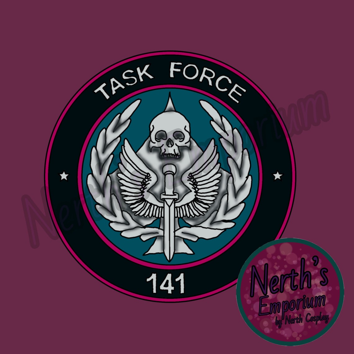 Call of Duty Sticker TF141 - Etsy