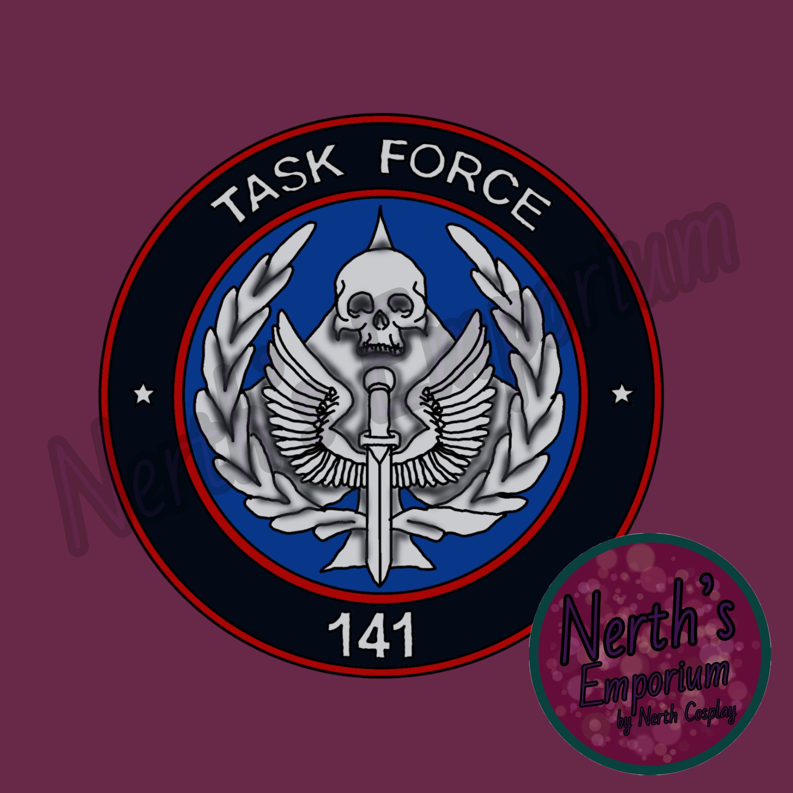 Call of Duty Sticker TF141 - Etsy