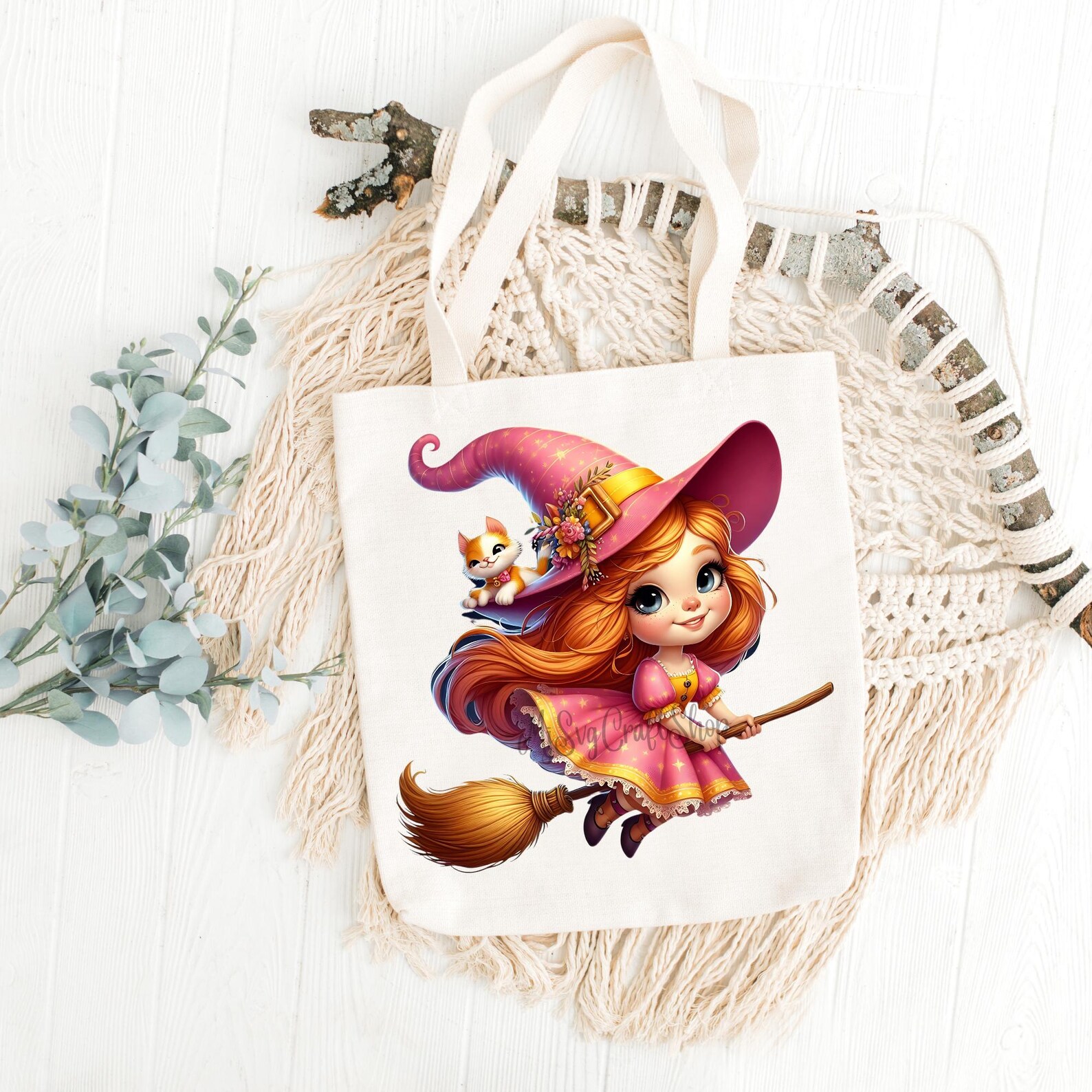 Cute Witchy Girl Clipart Bundle of 15,enchanting Halloween Girl ...