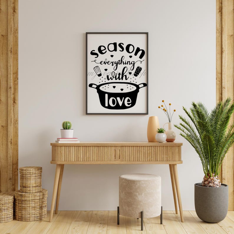 Season Everything With Love SVG: Cricut Printable File (digital ...
