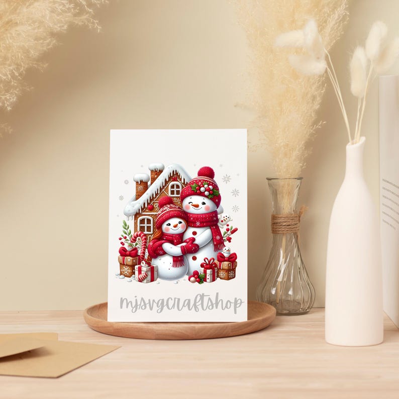 Christmas Snowman Family Clipart Bundle (digital Download) - Etsy