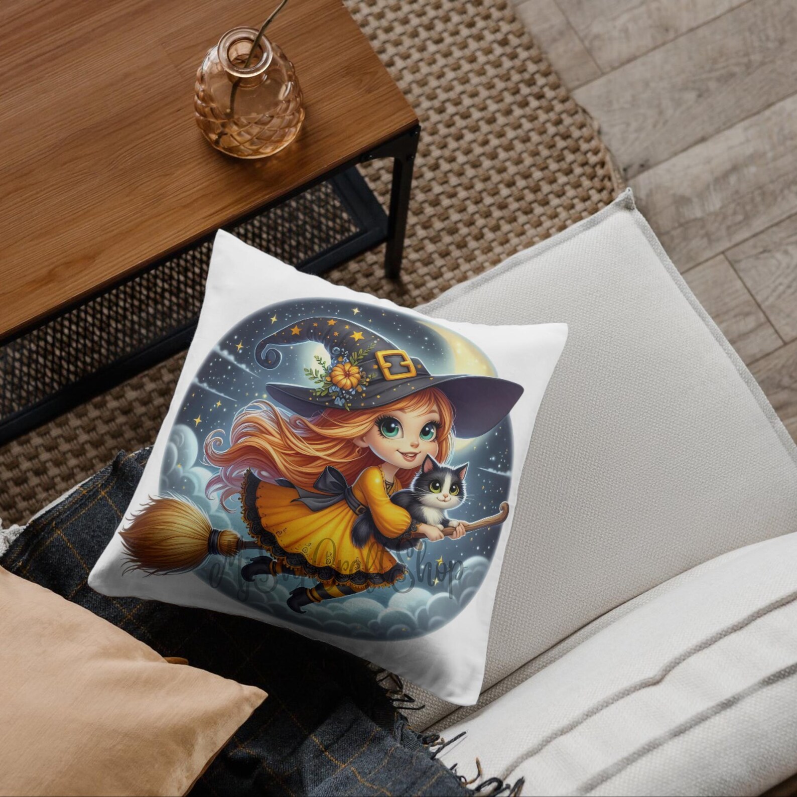 Cute Witchy Girl Clipart Bundle of 15,enchanting Halloween Girl ...