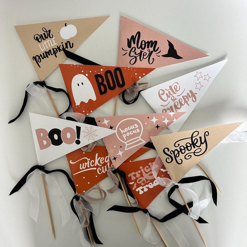 Halloween Pennants - Etsy