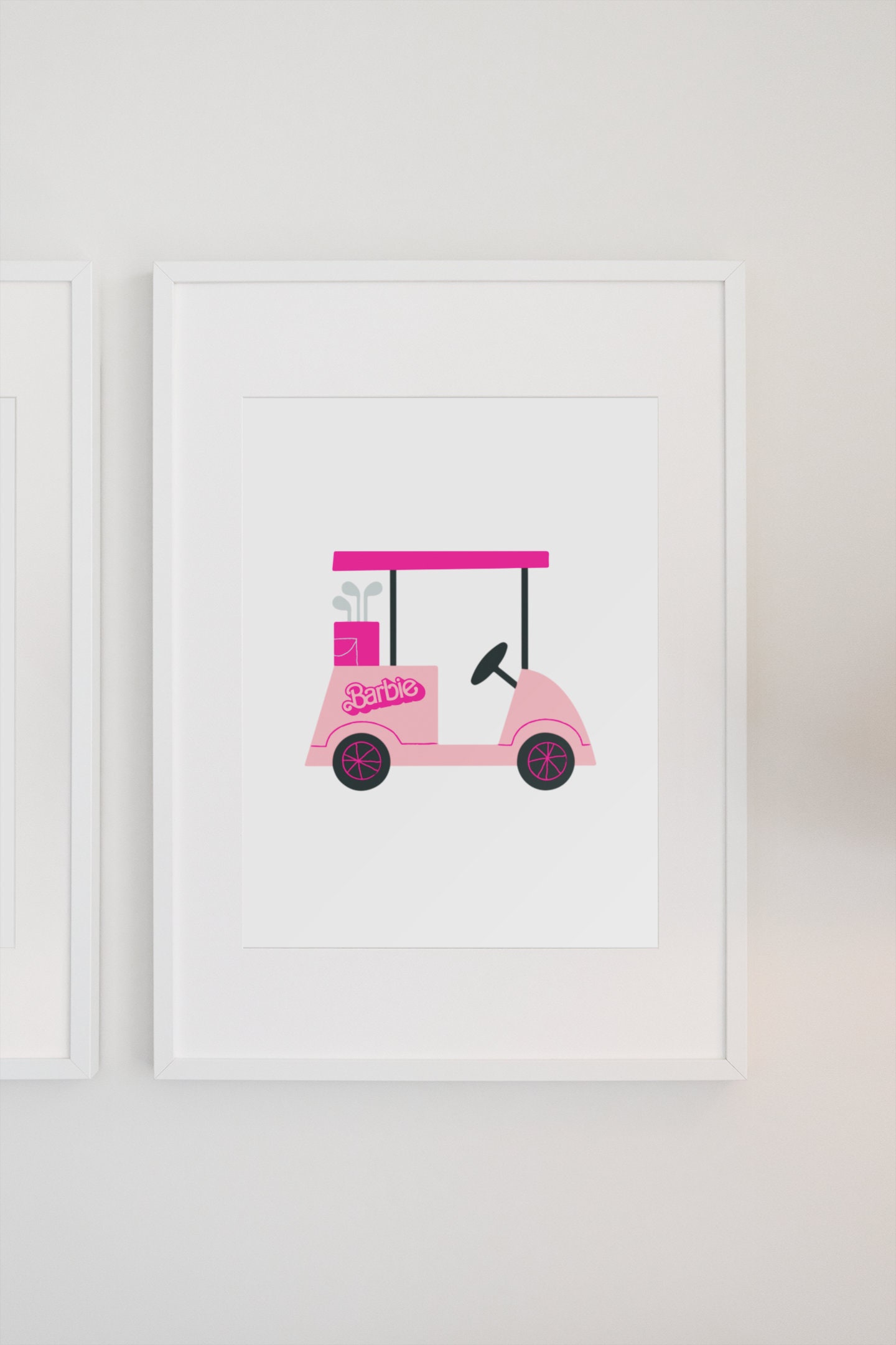 Barbie GOLF Cart Golf Barbie Golf Lover Barbie Golf Girl Birthday Svg ...