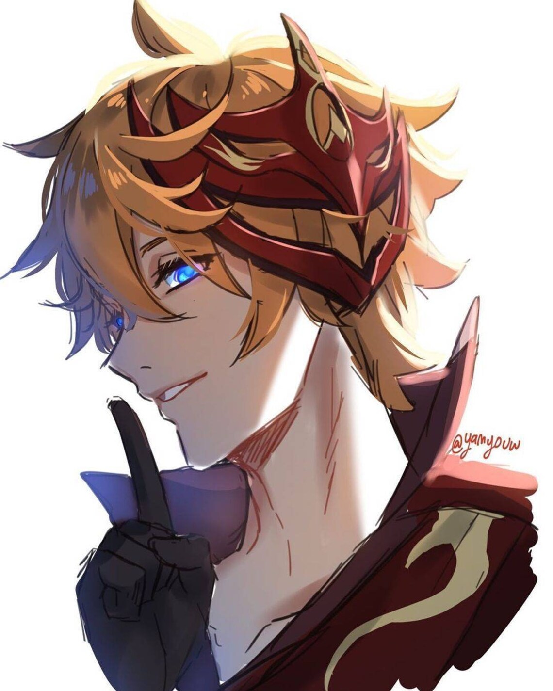 Mask | Childé Mask | Tartaglia - Etsy