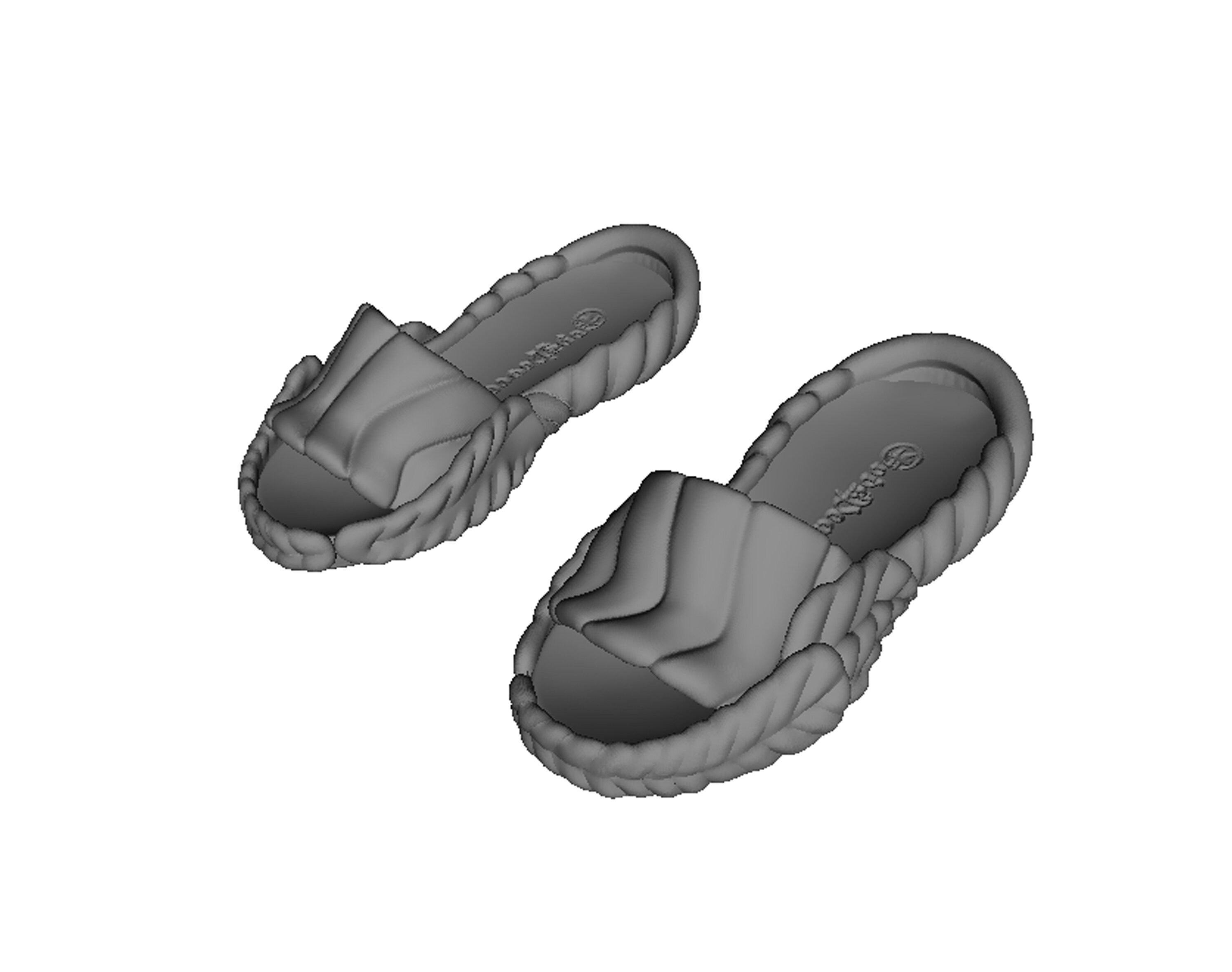 Slipper 3D Print Model - Etsy