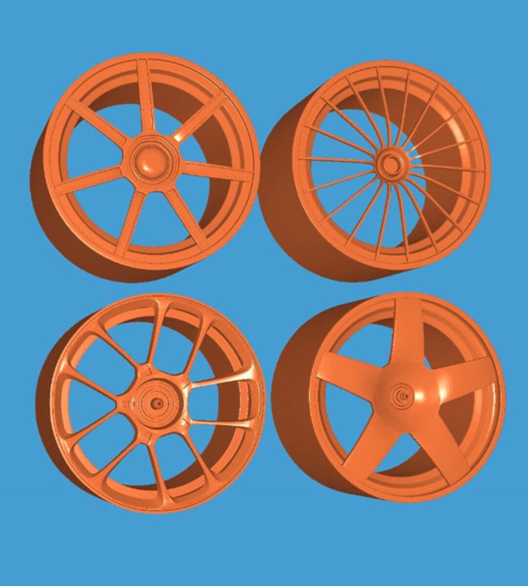 Car Rim 3D Print Model - Etsy