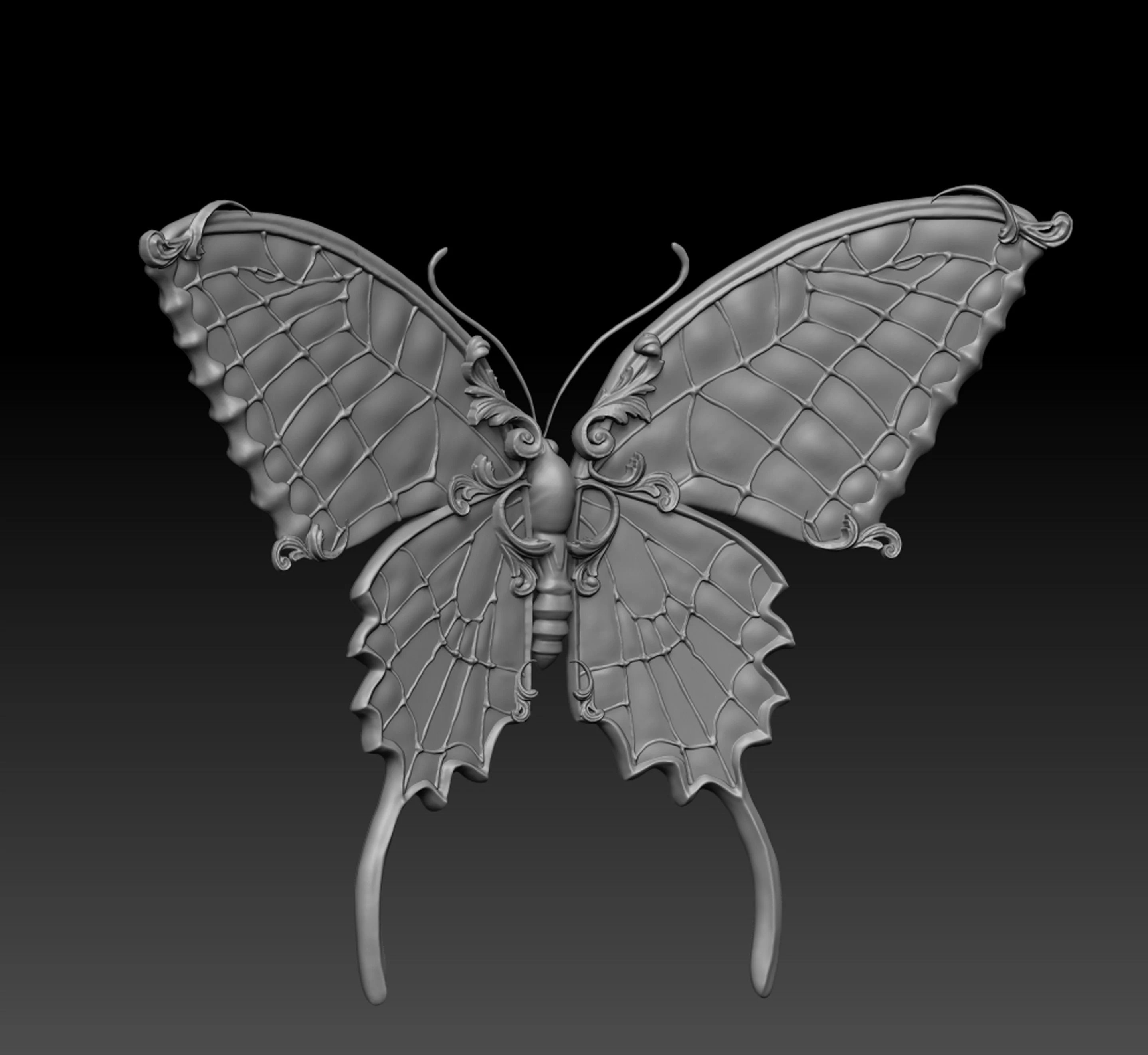 Butterfly 3D Print Model - Etsy