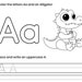 Trace Write and Color Letters A-Z Activity Sheets! Fun for Kids! - Etsy