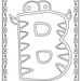 Monster Themed Alphabet A-Z Coloring Pages! - Etsy