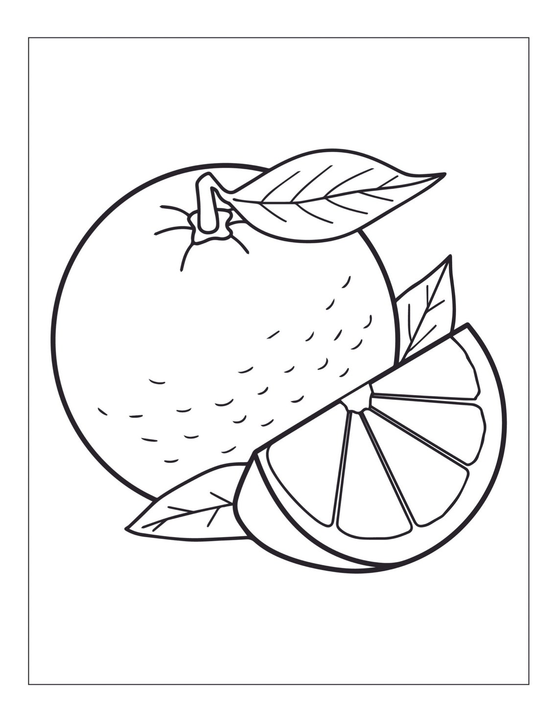 27 Pages of Different Fruits for Coloring Great Activity for - Etsy