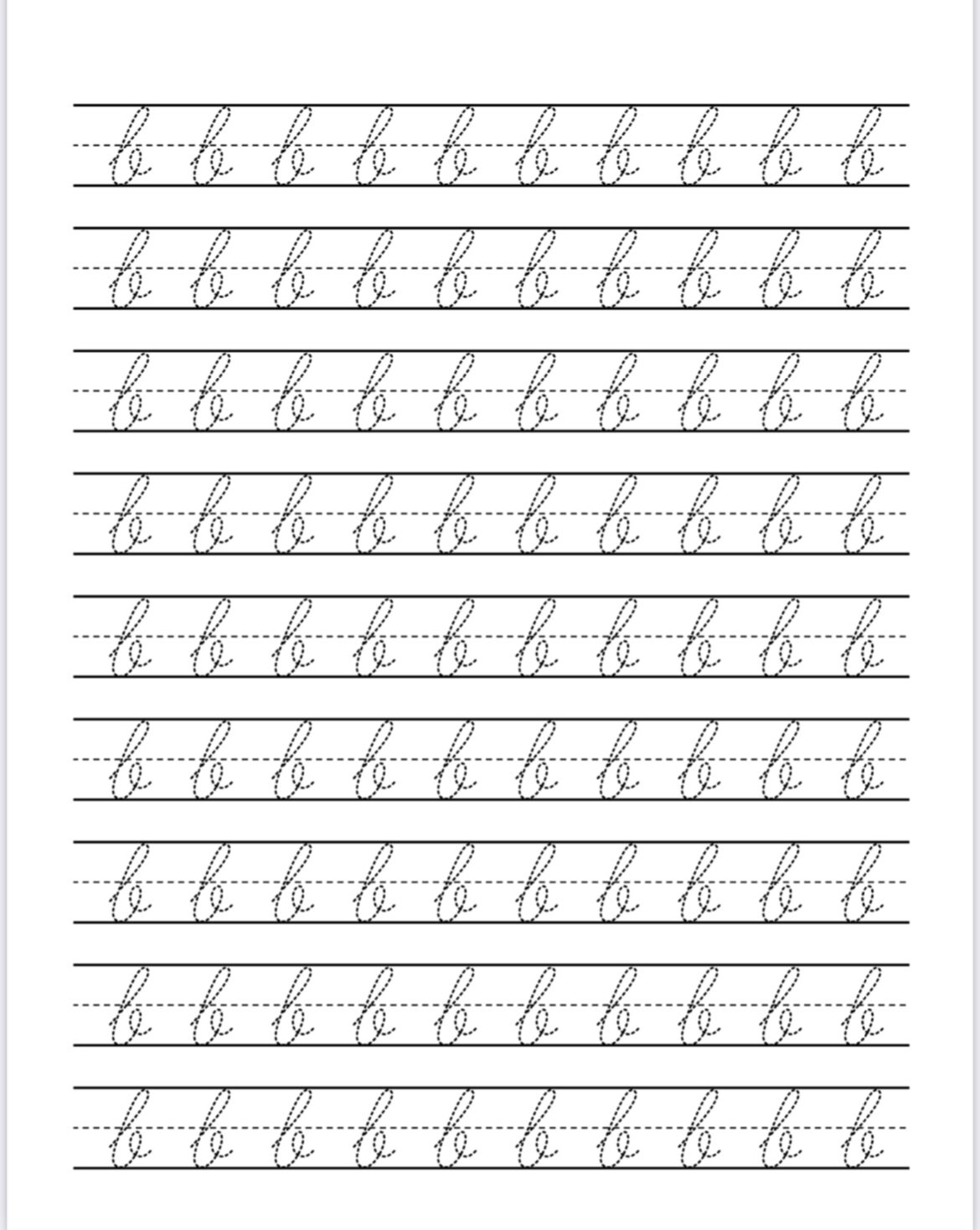 81 Pages of Cursive Handwriting Practice Worksheets! A-Z Lower and ...