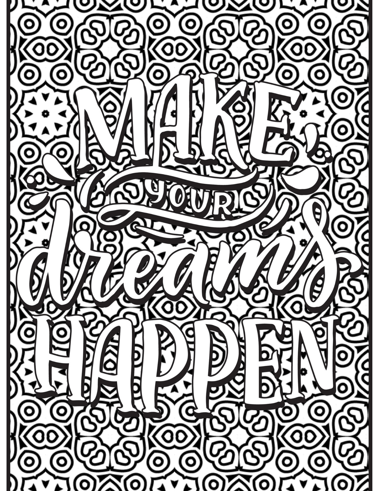 33 Pages of Fun Inspirational Quotes for Coloring Great - Etsy