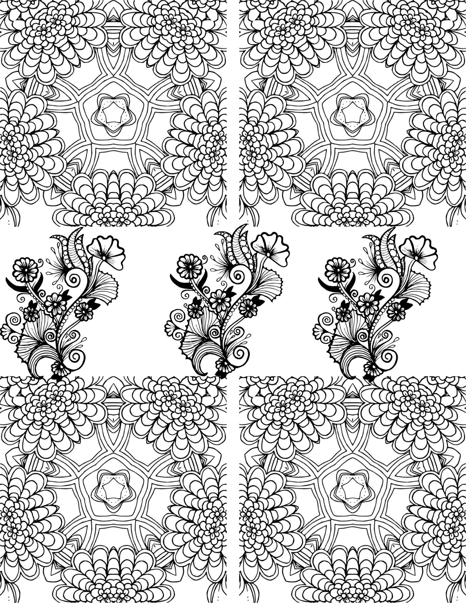 30 Mandala Coloring Pages Fun Activity for All Ages Digital - Etsy