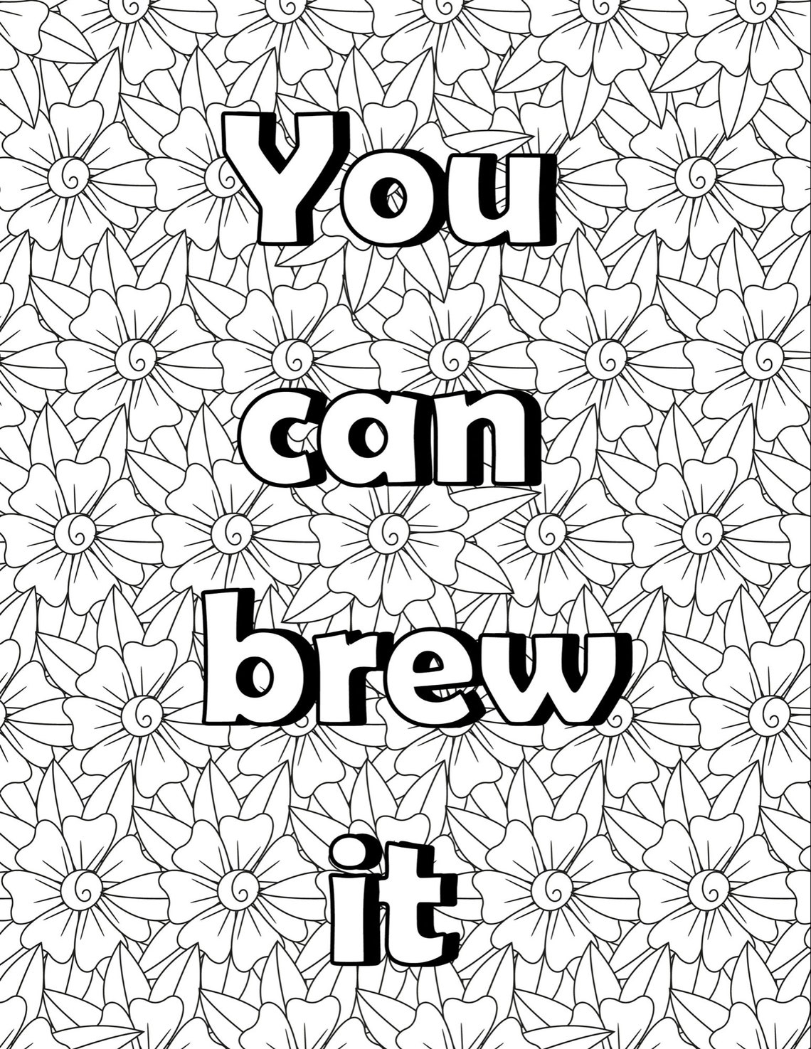 33 Pages of Coffee Themed Quotes for Coloring Fun for Adults and Coffee ...