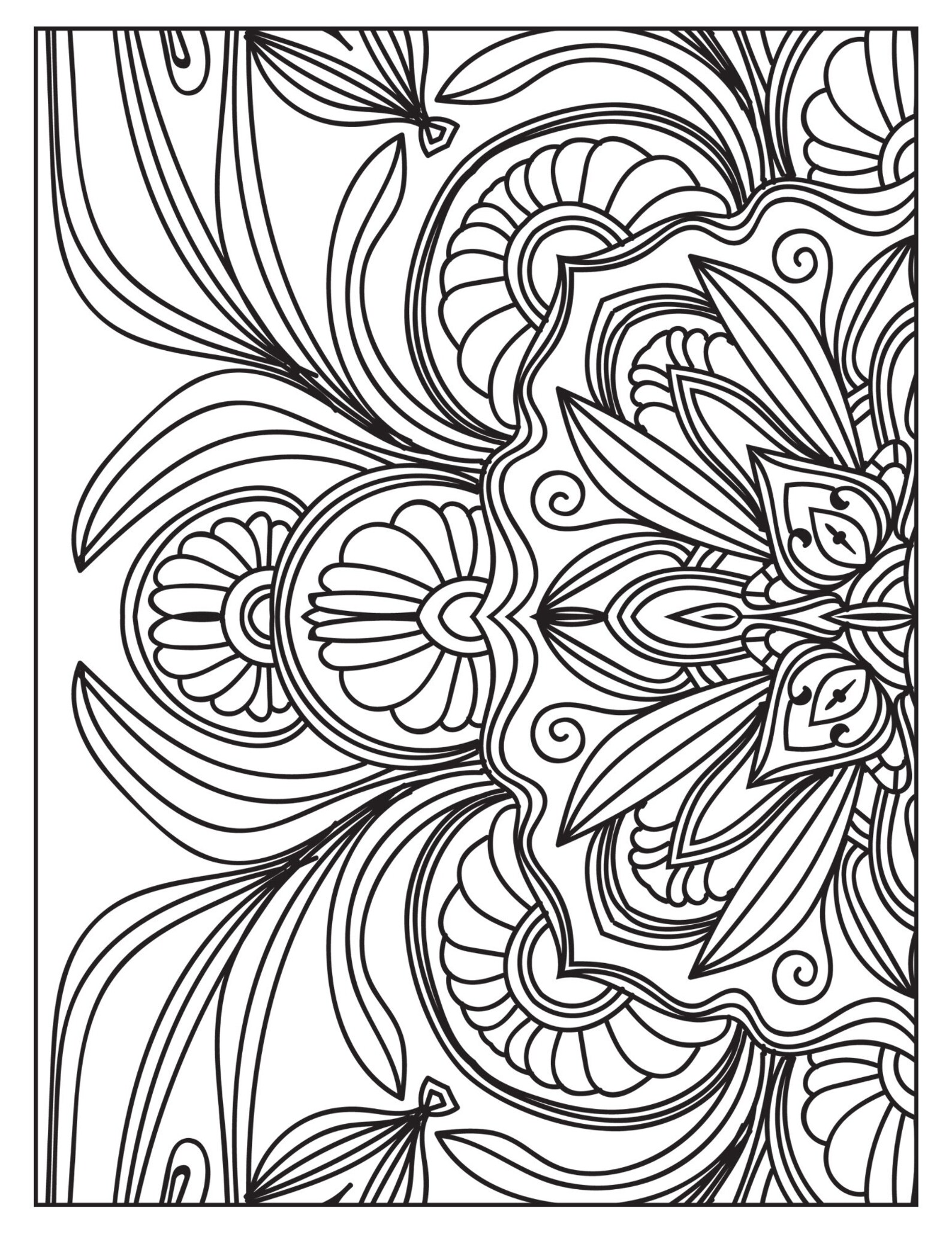 30 Mandala Coloring Pages! Fun Activity for All Ages! Digital Download ...