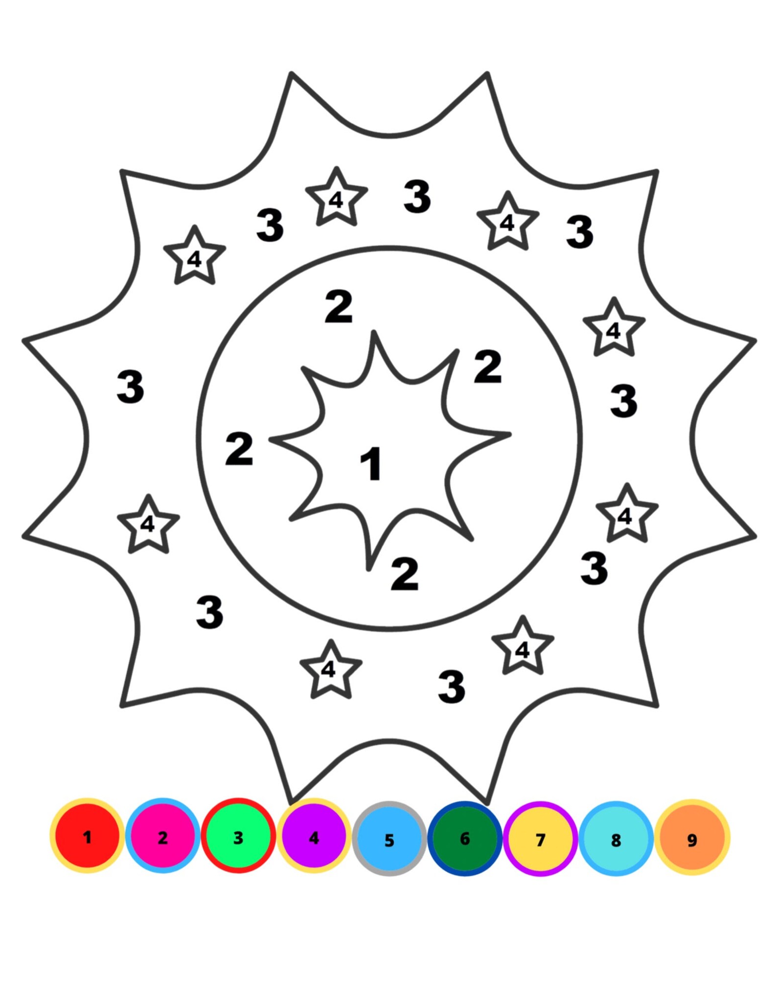 33 Pages of Space Themed Color by Numbers Worksheets - Etsy