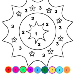 33 Pages of Space Themed Color by Numbers Worksheets! - Etsy