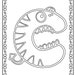 Monster Themed Alphabet A-Z Coloring Pages! - Etsy