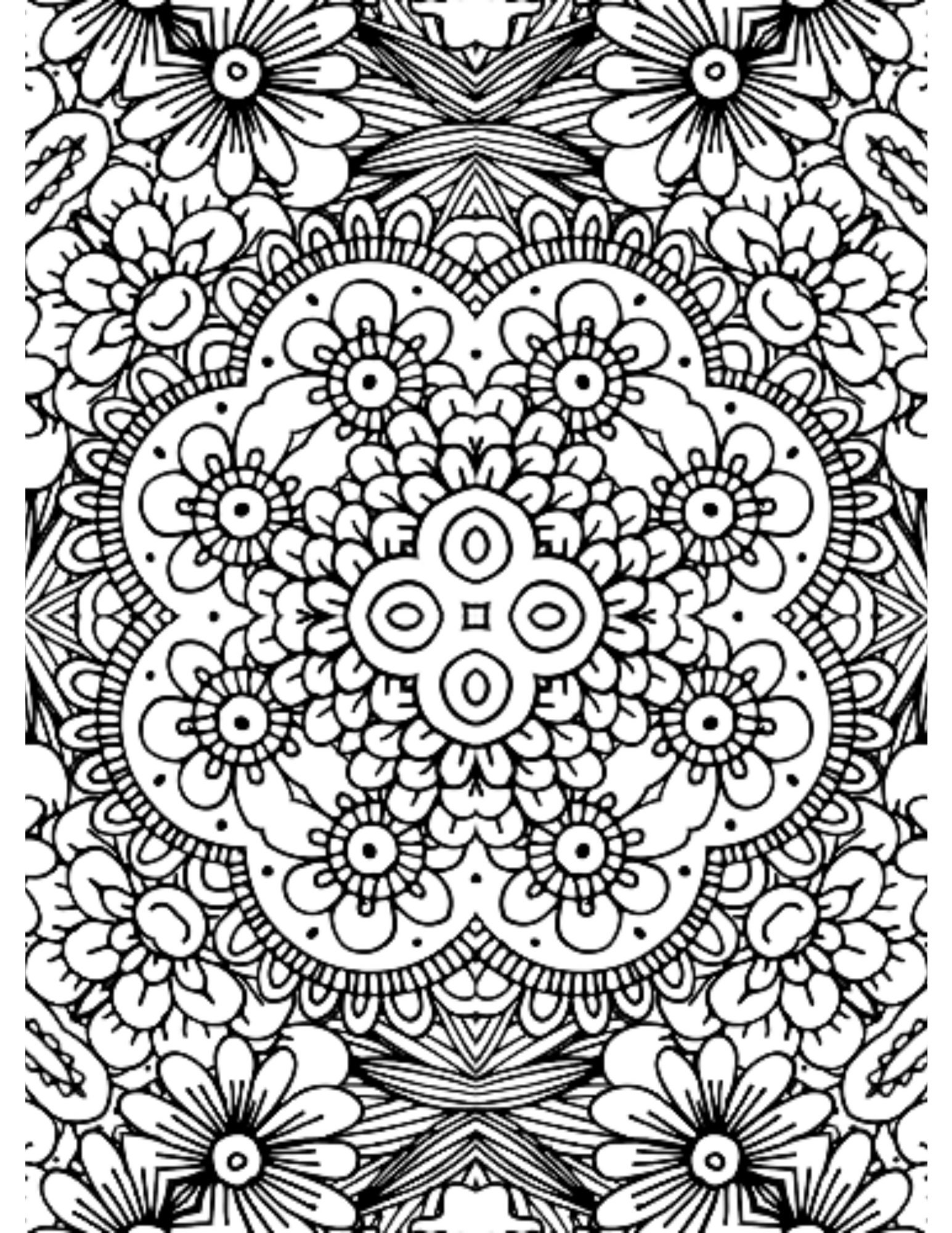 30 Mandala Coloring Pages! Fun Activity for All Ages! Digital Download ...