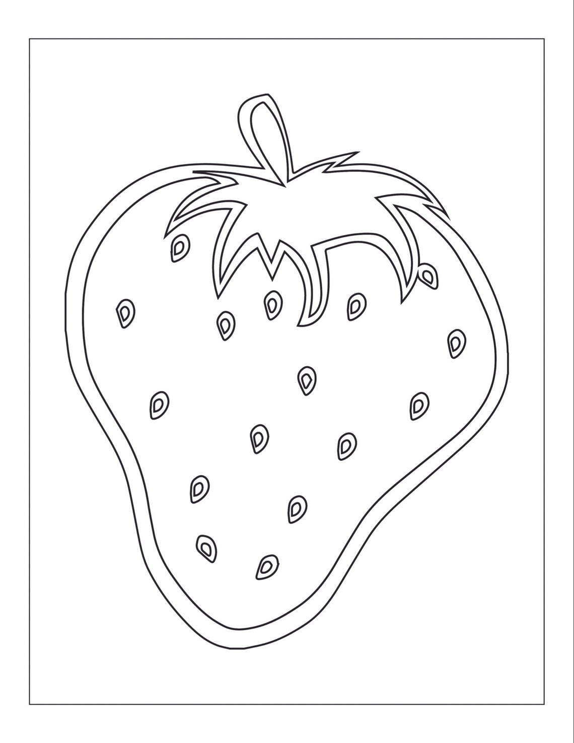 27 Pages of Different Fruits for Coloring Great Activity for - Etsy