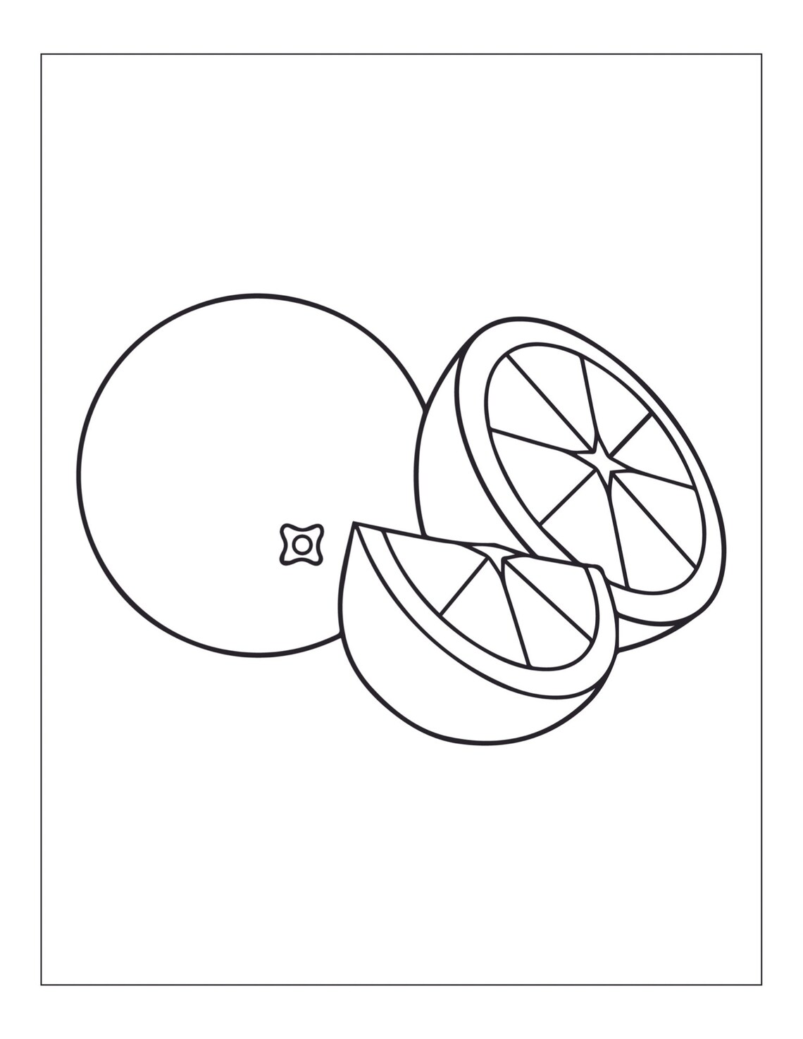 27 Pages of Different Fruits for Coloring Great Activity for - Etsy