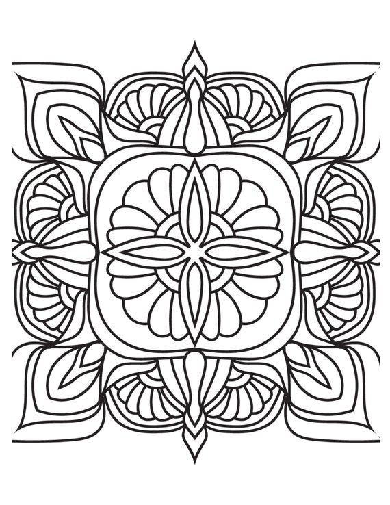 30 Mandala Coloring Pages Fun Activity for All Ages Digital - Etsy