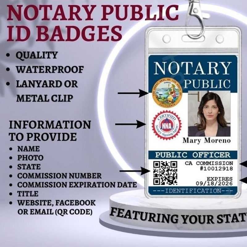 Notary Business Card - Etsy